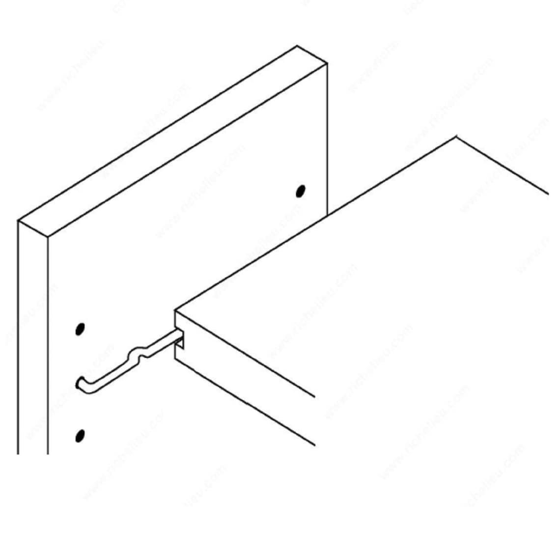 Birch Sliding Vertical Divider for Frameless Cabinet: Custom Size - Etsy