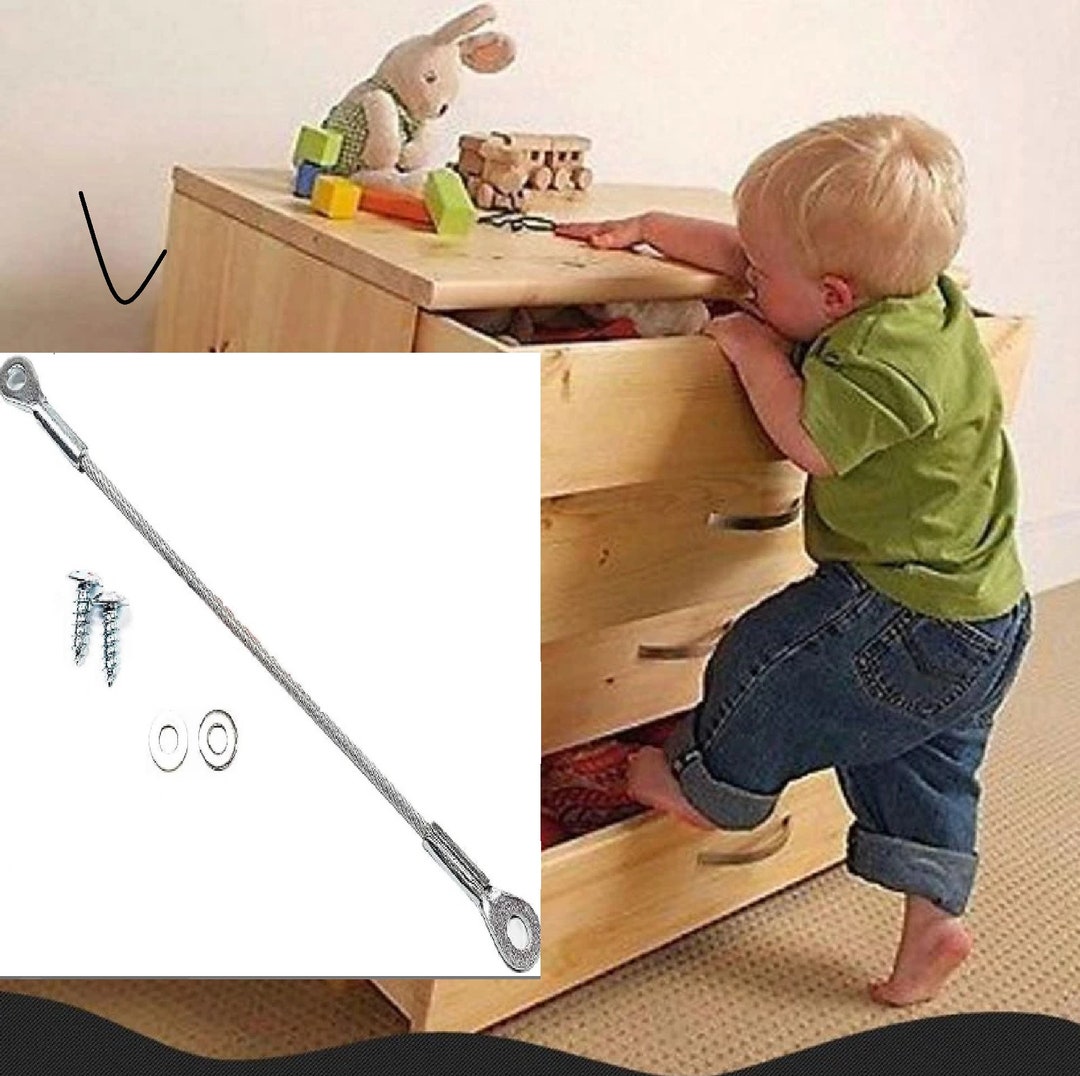 Anti-tip Kit, for Furniture, Safety , Exceeds ASTM Standard, Falling ...