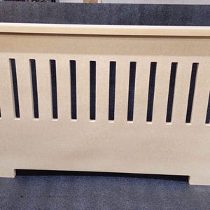 MDF Radiator Cover MD14 - Unfinished - 9" Depth With Cut Out for ...