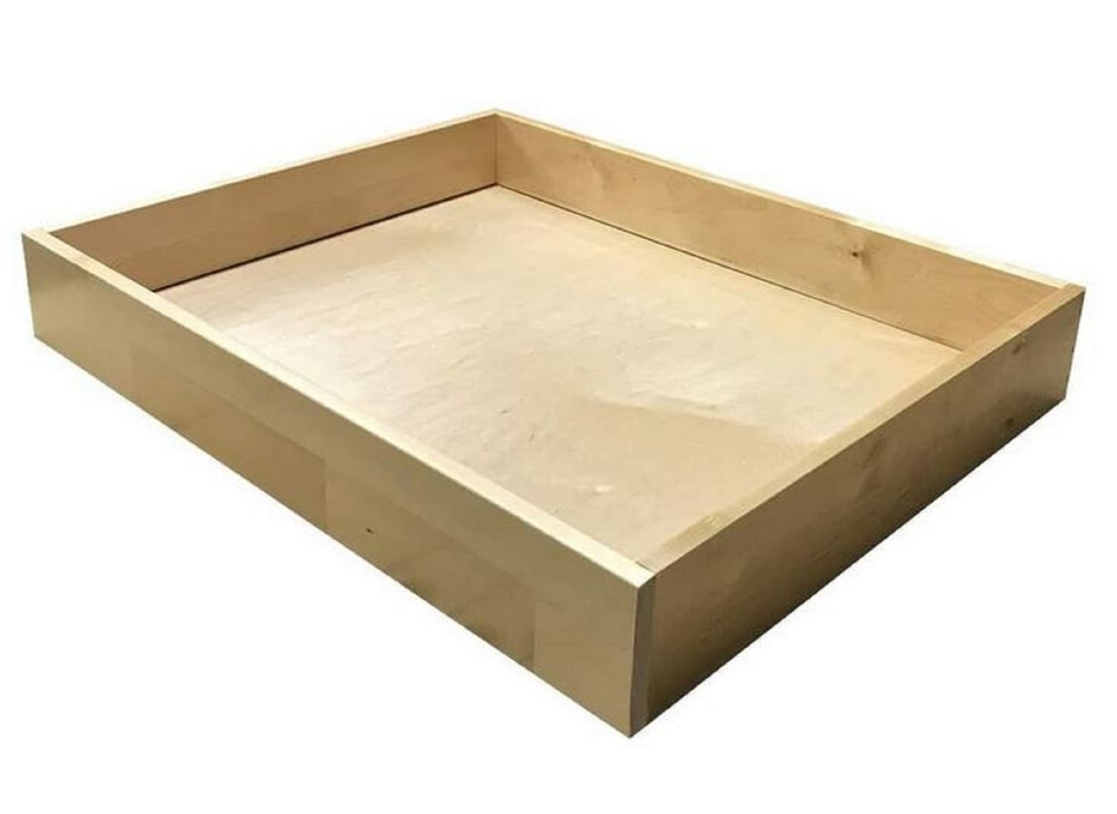 Solid Wood Pull Out Drawer 2-3”H for Wall Cabinets Undermount, Soft ...