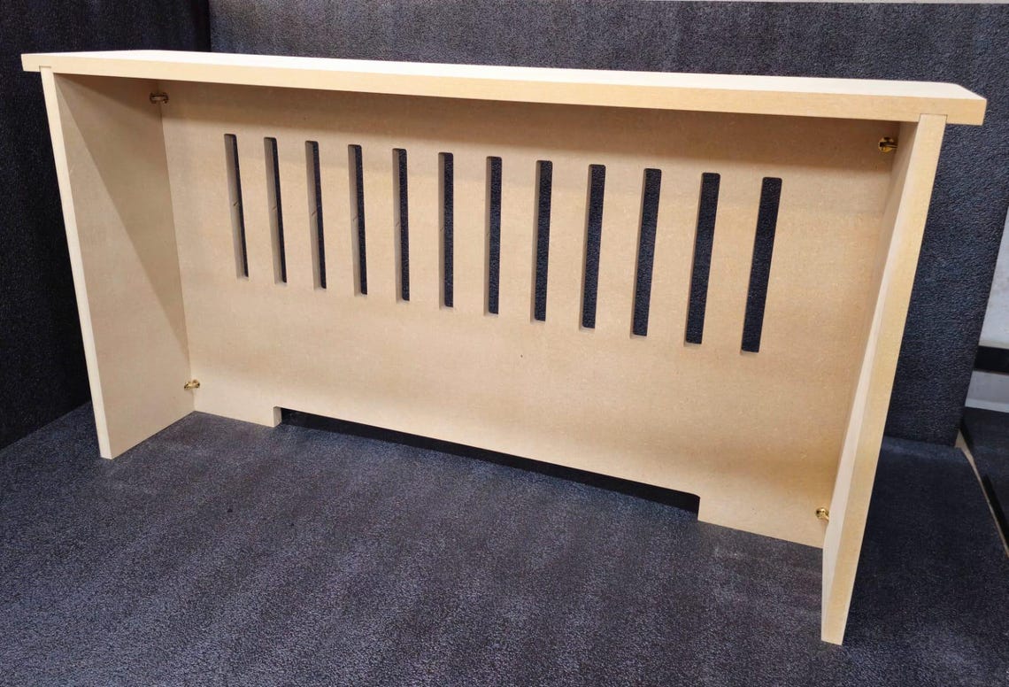 MDF Radiator Cover MD14 - Unfinished - 9" Depth With Cut Out for ...