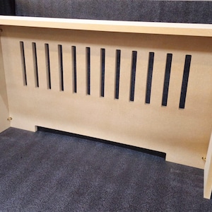 MDF Radiator Cover MD14 - Unfinished - 9" Depth With Cut Out for ...