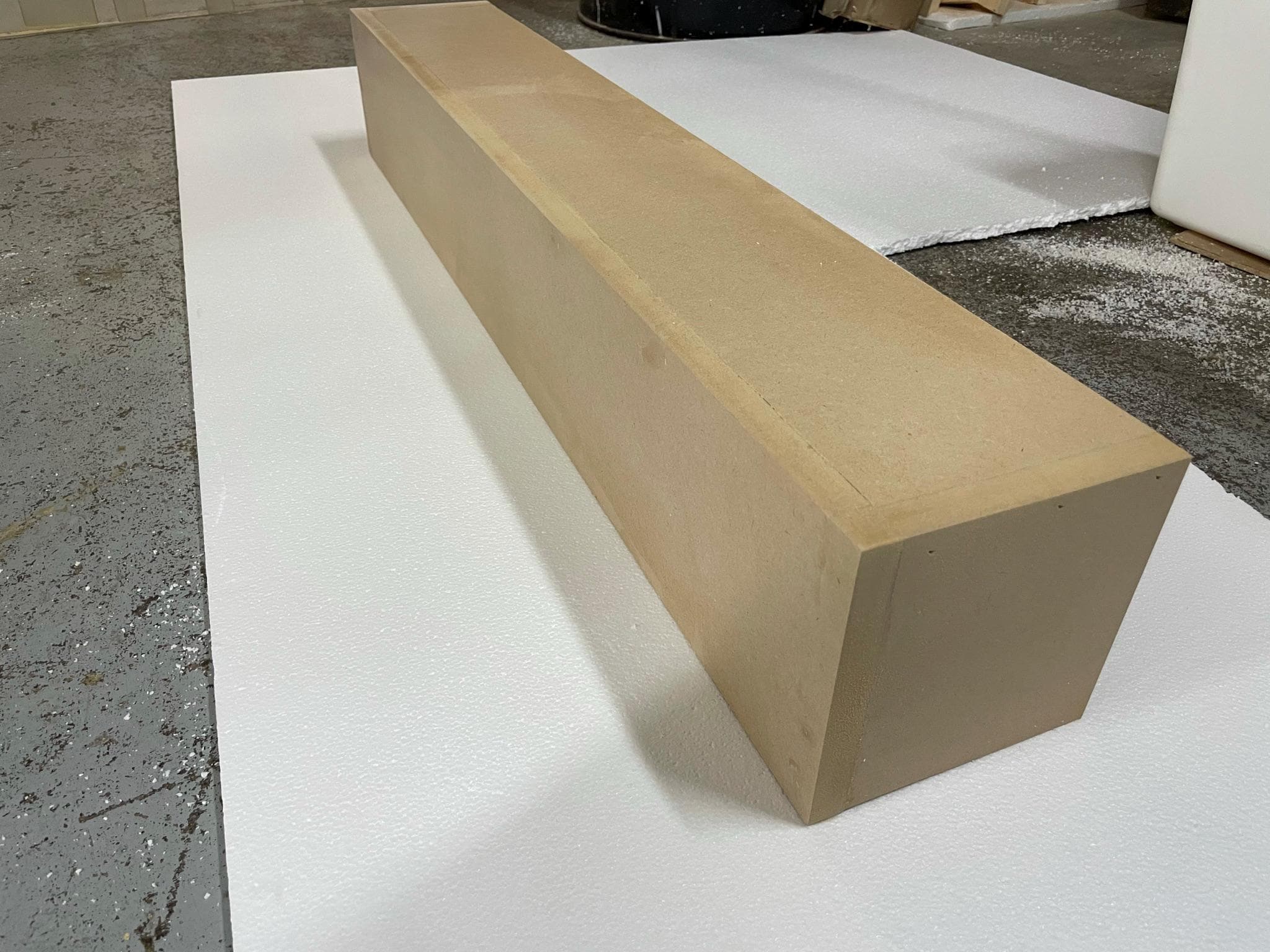 Unfinished MDF Cornice Pelmet KIT 4boards for Windows, Choose Size ...