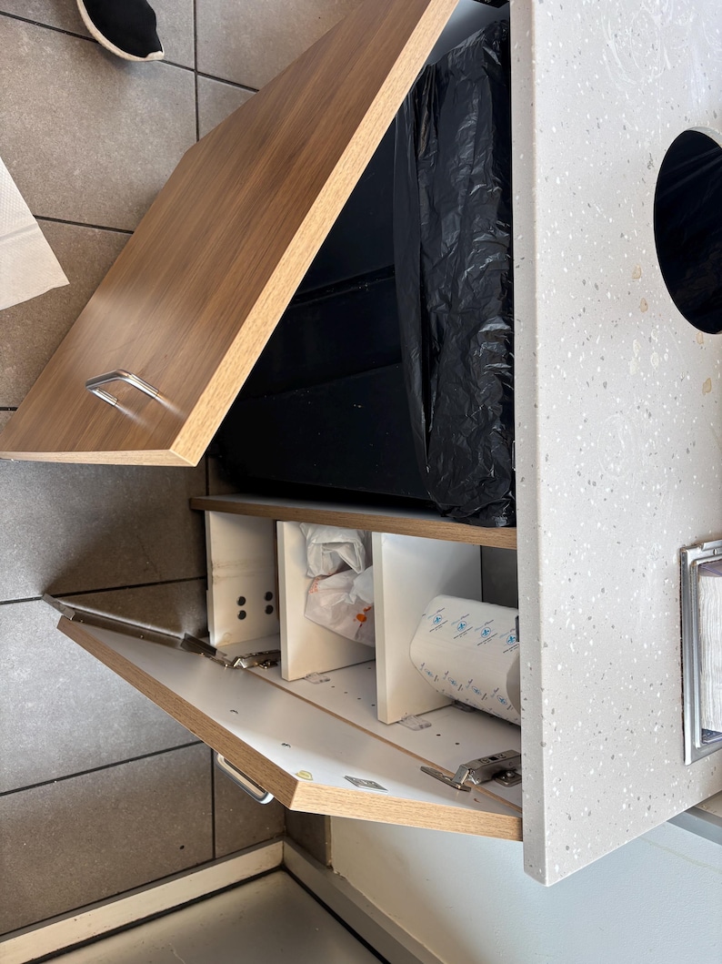Custom Commercial Trash Receptacle Enclosure: Restaurant Waste Station ...