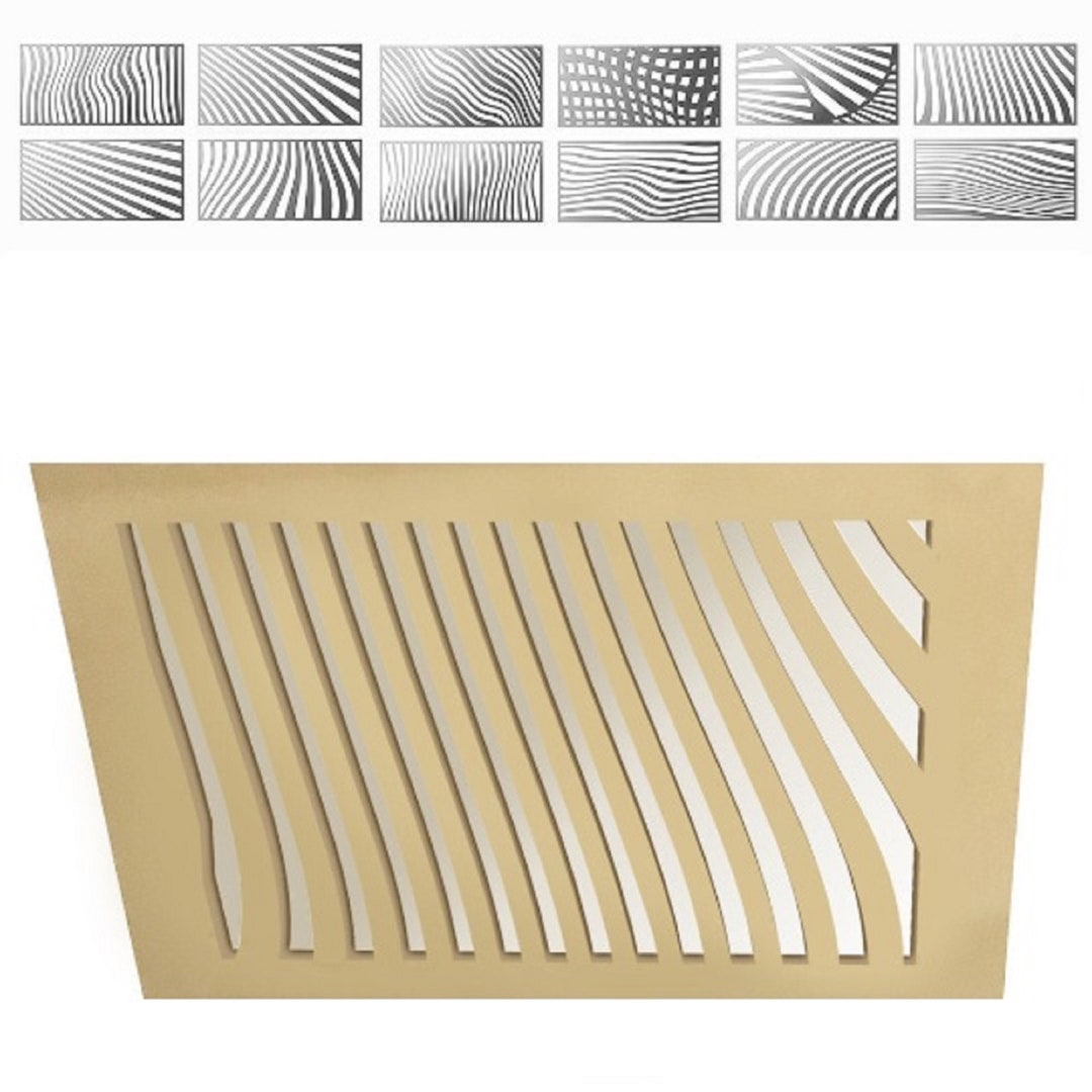 Modern MDF Radiator Cover masha MD101-112 Unfinished 9 Depth With Cut ...