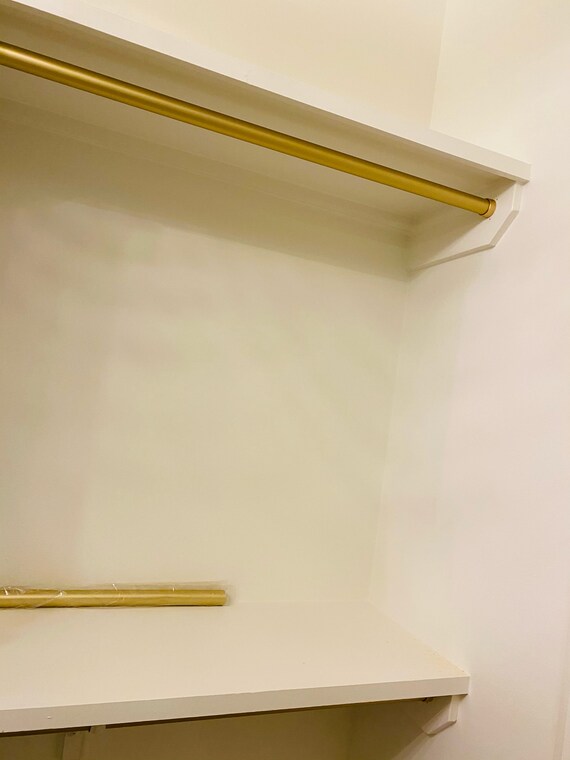 0.75 thick 3/4 Vertical Panels Melamine for closet Shelves Predrilled ...