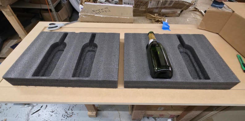 Foam Wine Bottle Shipper Insert: Protective Packaging - Etsy Australia