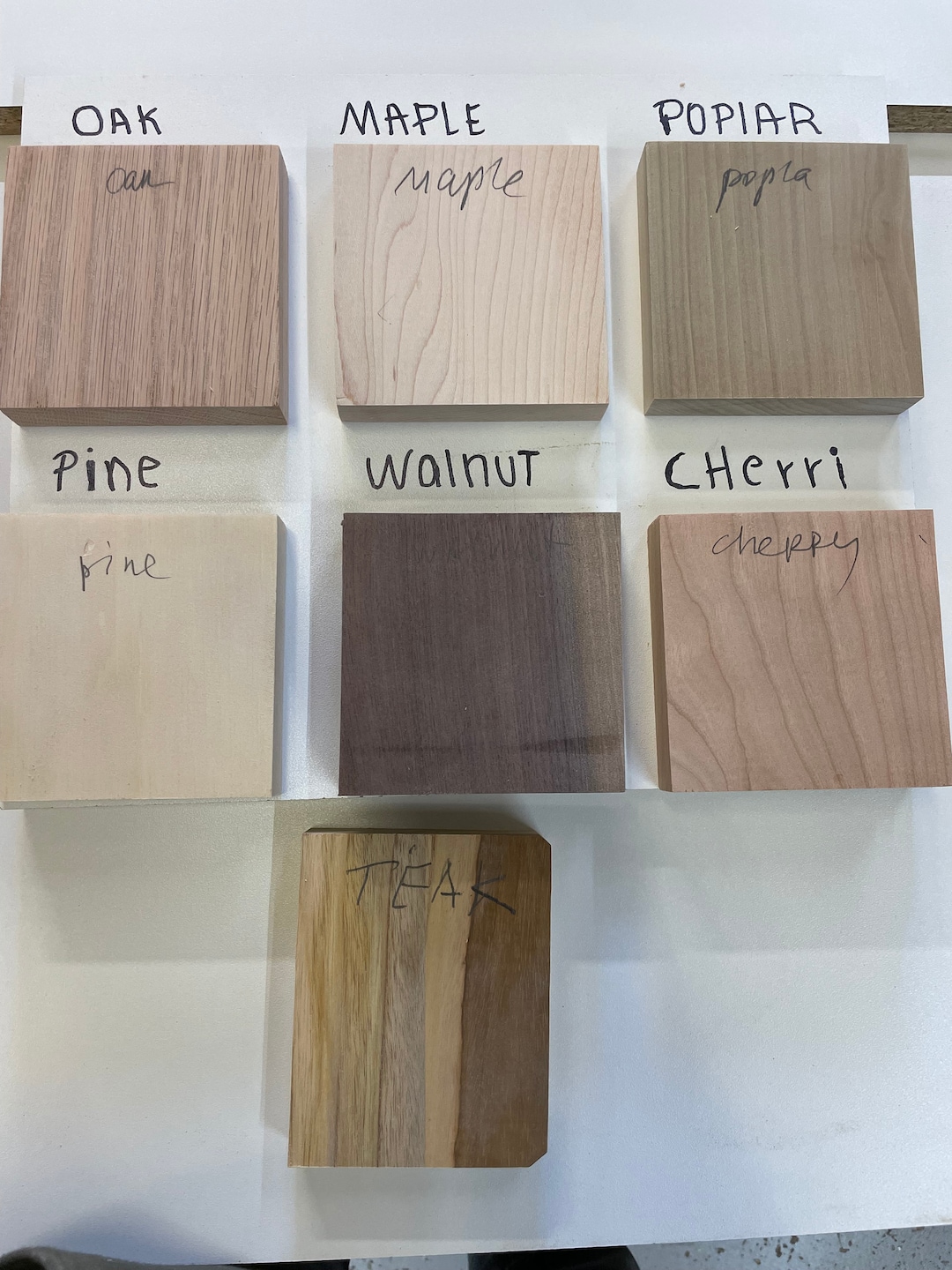 SAMPLES of Plywood for Custom Made Items Sold by Handyct, Choose Any 4 ...