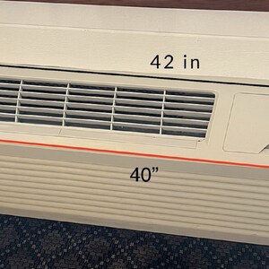 Wall AC Mini Split Ductless AC Cover Solid WOOD - Etsy