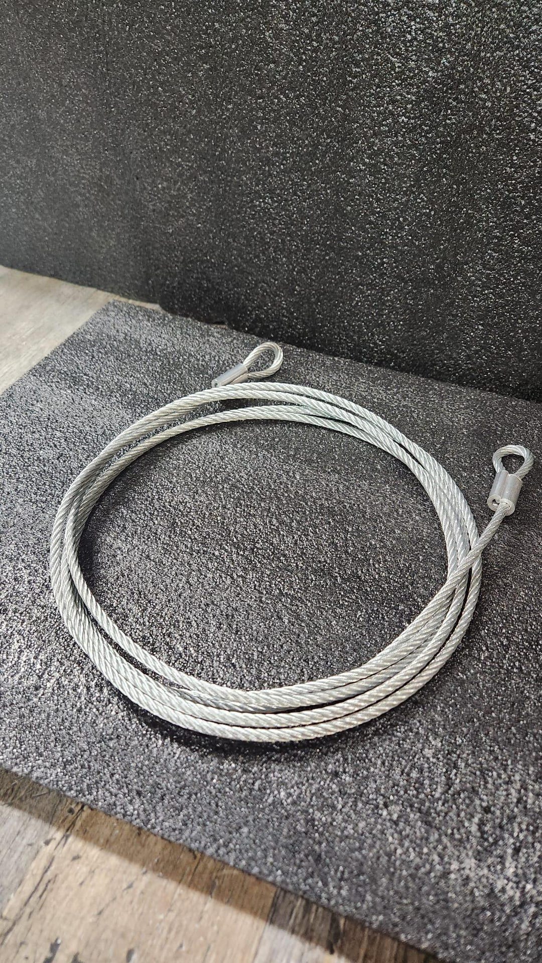 1pc Wire Rope Galvanized Cable With Looped End in Both Sides, Cable ...