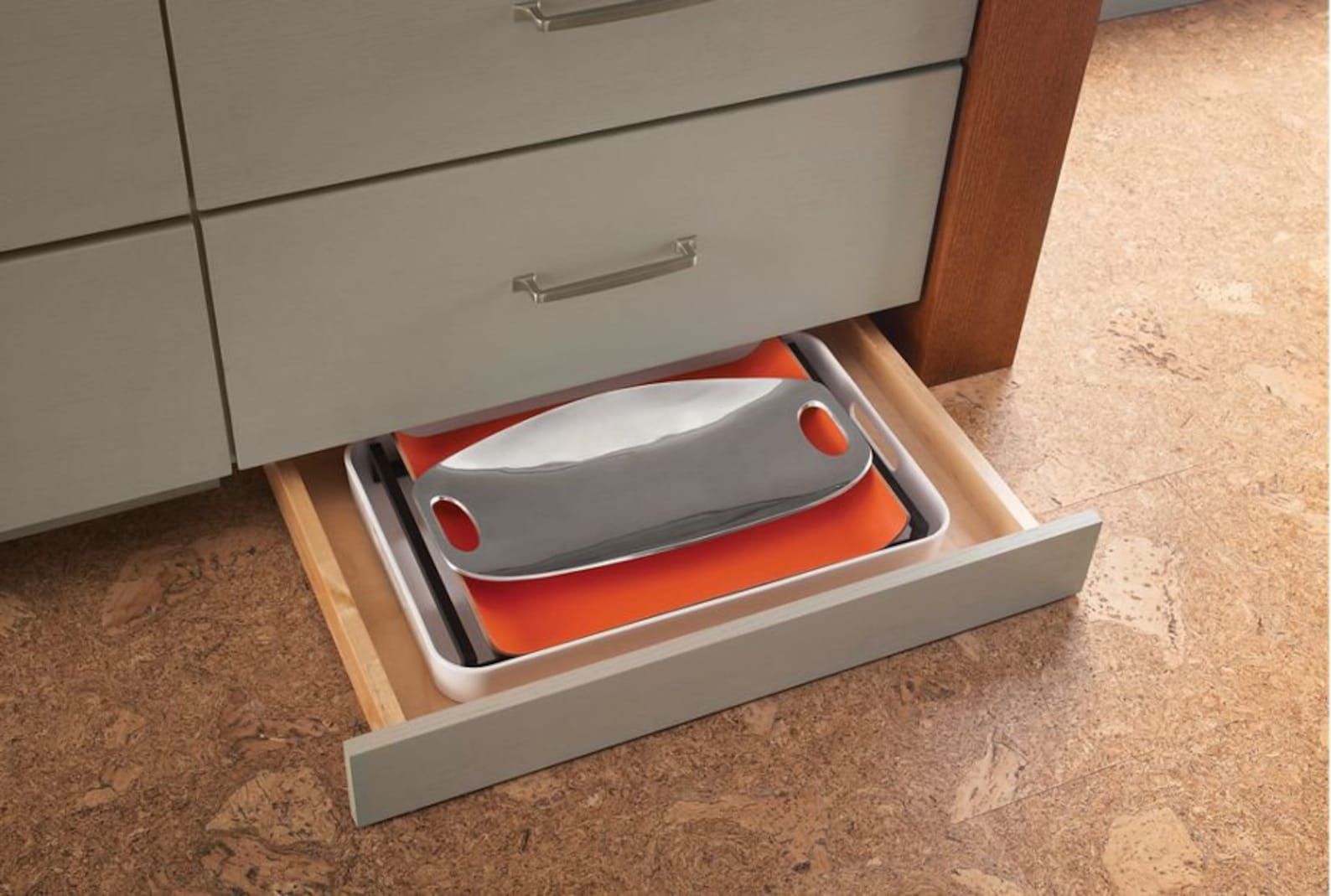 ALL Plywood 4 High Toe Kick Drawer With Push-to-open or - Etsy