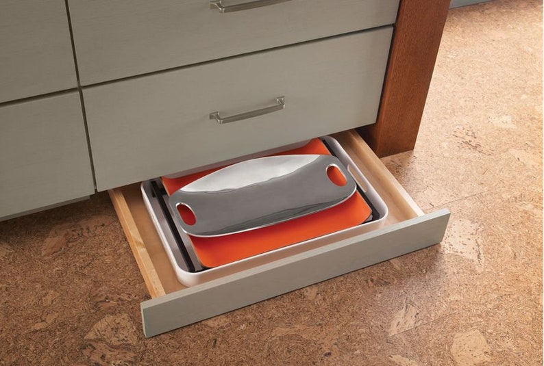 Wooden 4" High Toe Kick Drawer "trojan" With Push-to-open Slides ...