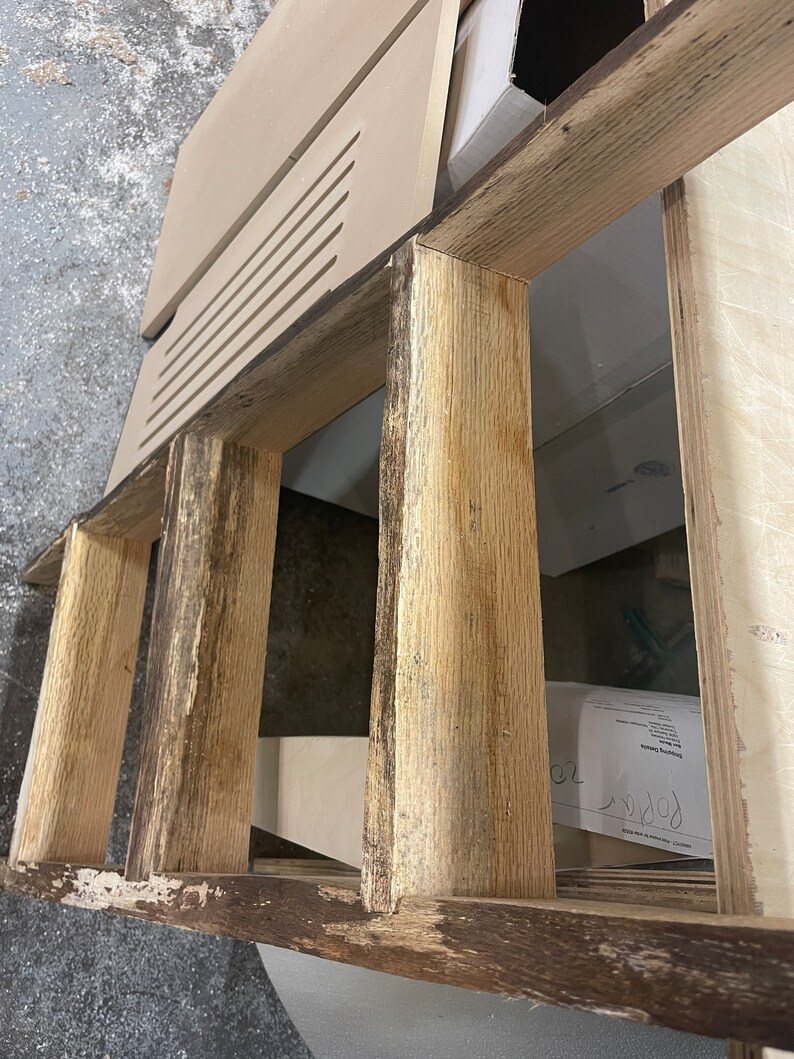 Custom Rastic Unfinished Rough CUT OAK or Mahogany - Etsy