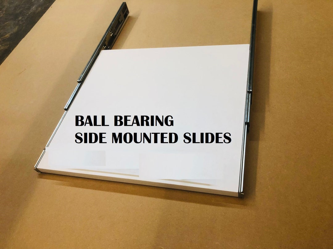 Pull Out Sliding Shelf Birch Plywood SOFT Close Full Extention Side ...