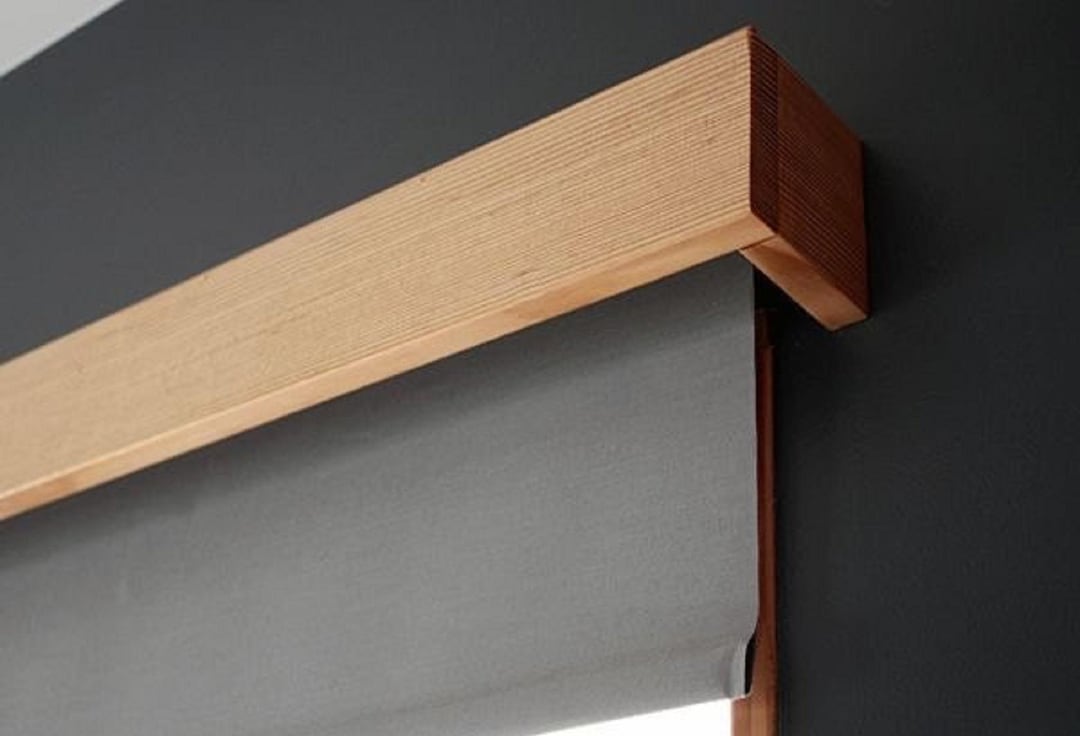 Unfinished Solid Pine Wood 3 Boards Cornice Kit: Custom Size Window ...