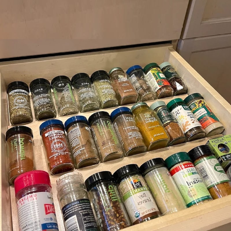 Spice Drawer Organizer - Etsy