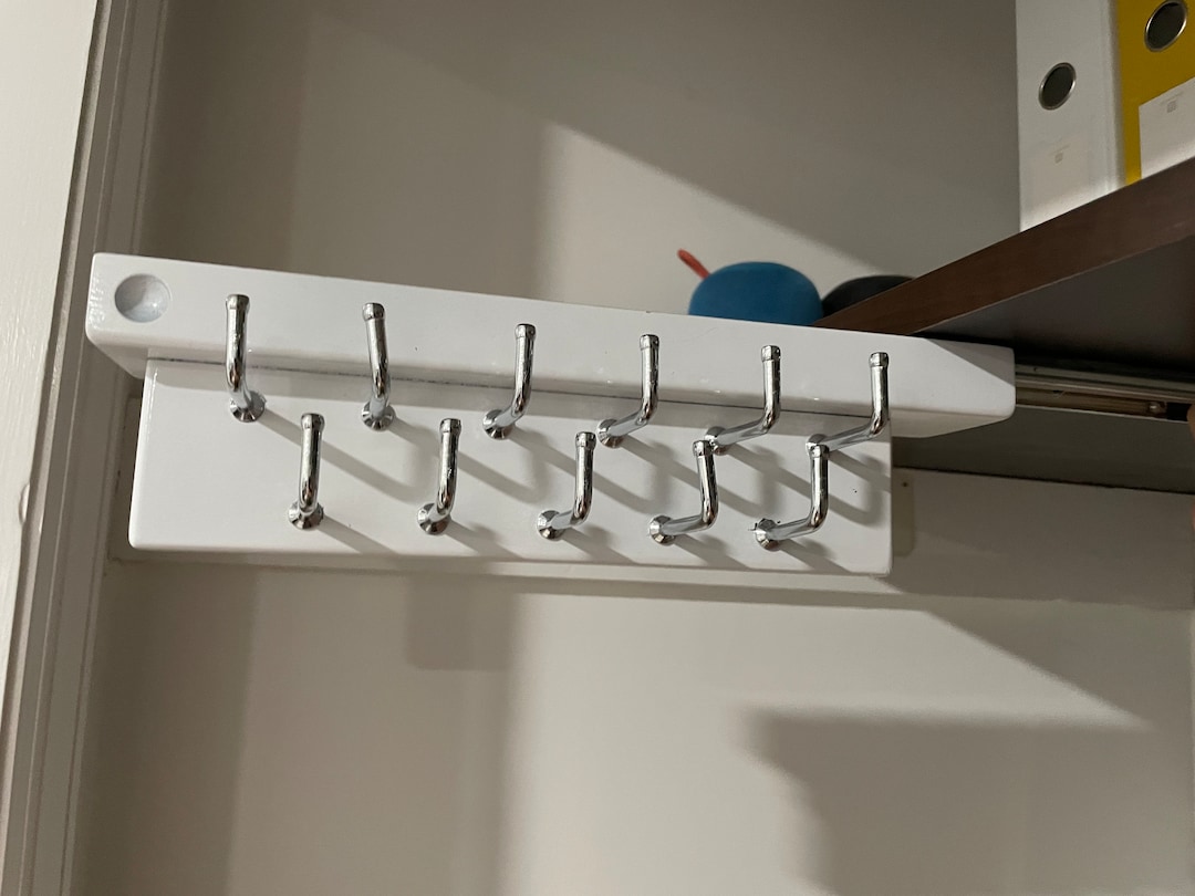 Unfinished Pull Out Extending Closet Tie & Belt Scarf Organization ...