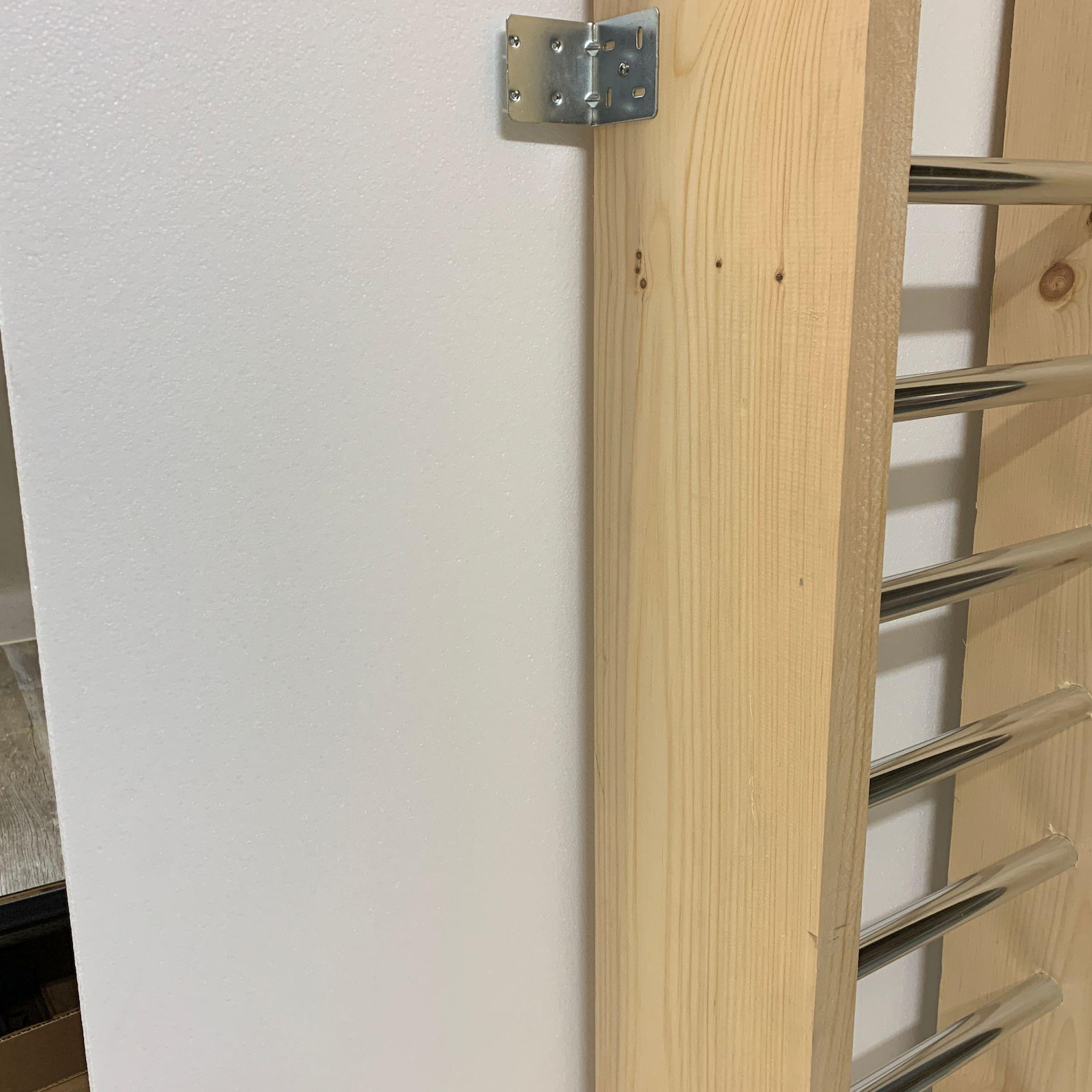 Gymnastics Wood Stall Bar, 9" Swedish Ladder- Wall Mounted Pull up Bar ...