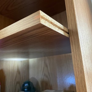 Closet Shelf for Concealed Hardware, Choose Color and Size, With ...