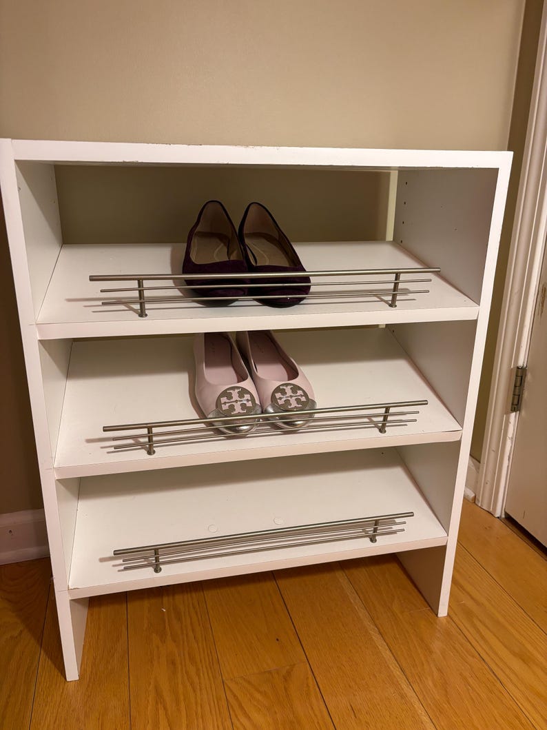 Unfinished MDF Shoe Rack Organizer: 11" Deep, DIY Assembly - Etsy