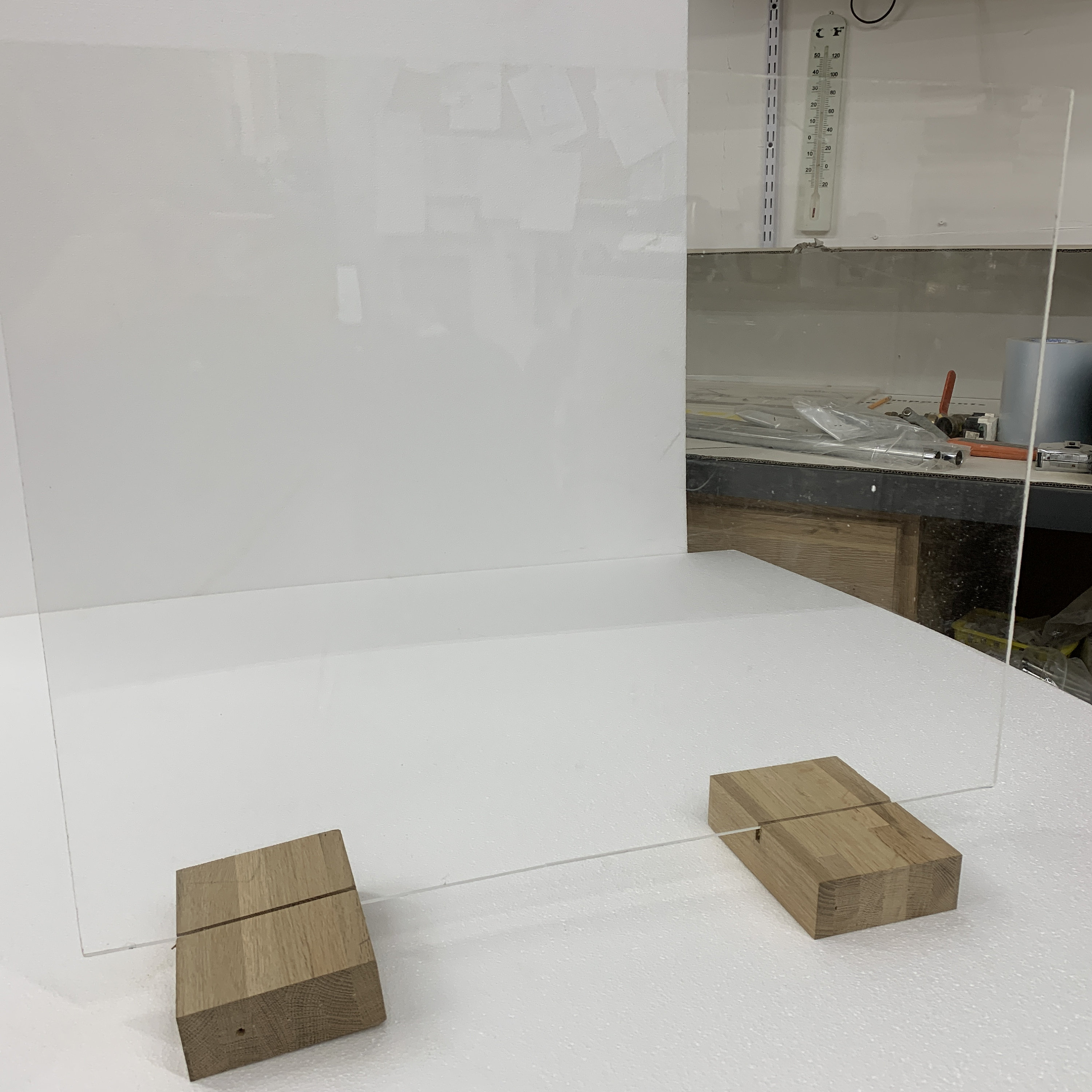 Sneeze Guard - Clear Acrylic Plexiglas Shield, Barrier Protects ...