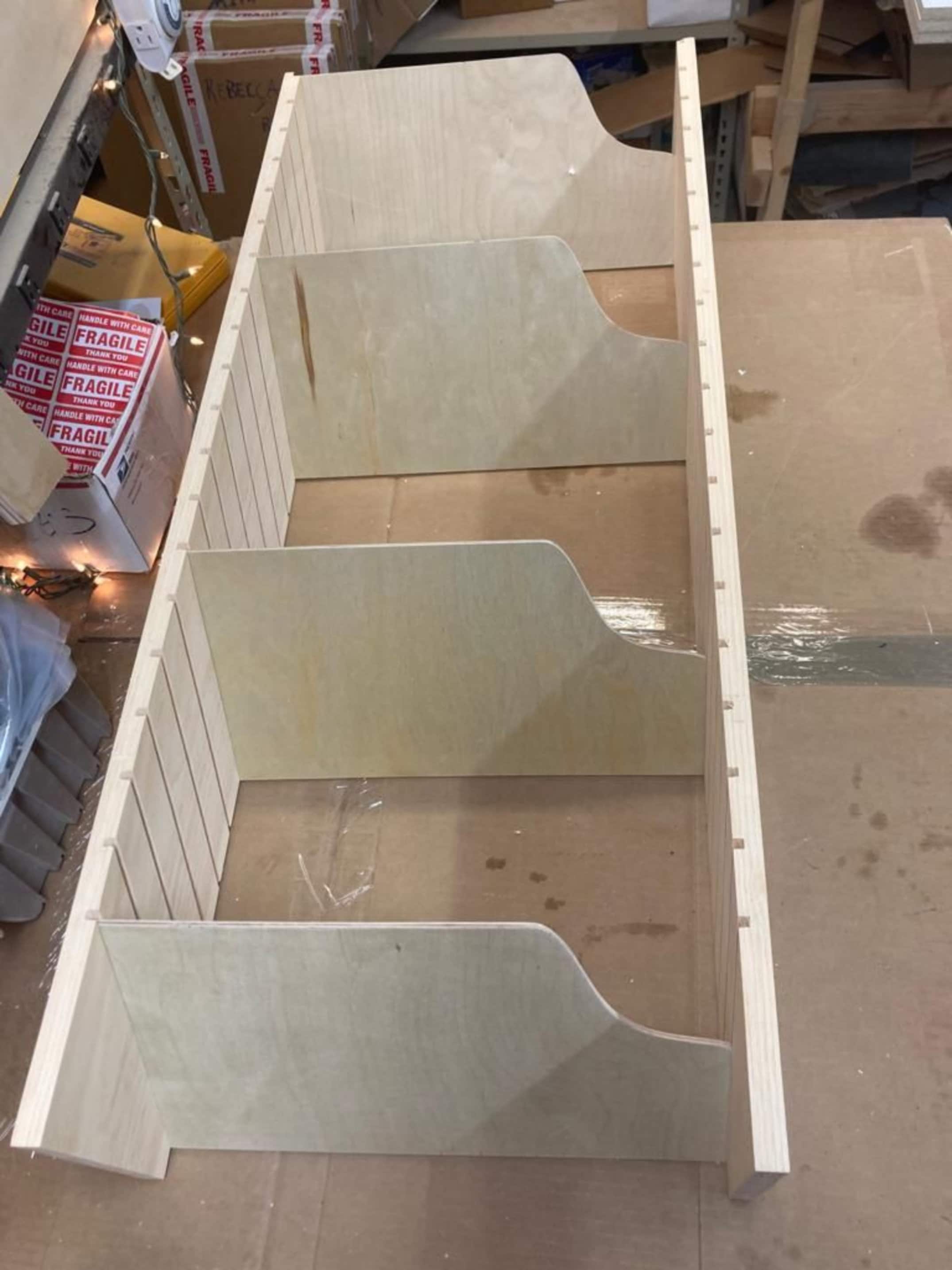 Birch Ply Cookware Pans Storage Insert "referee" With 4pc Angled Drawer ...