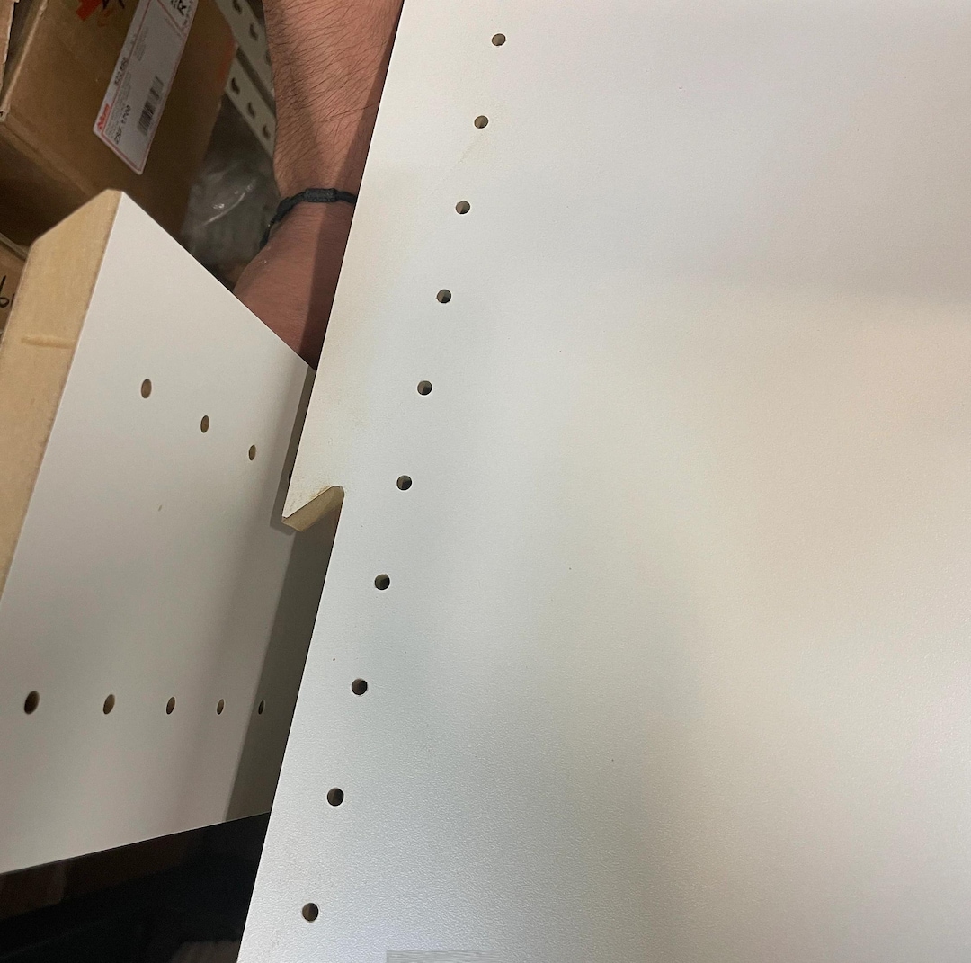 2 Vertical Panels Melamine for Closet Shelving Unit-2 Pack L and R for ...