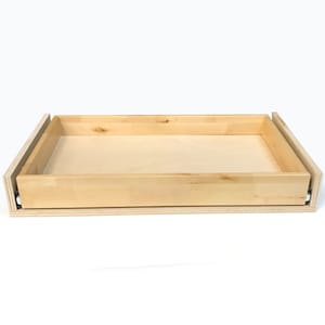Single Wooden 5"high Toe Kick Drawer With Push-to-open or Soft Close ...