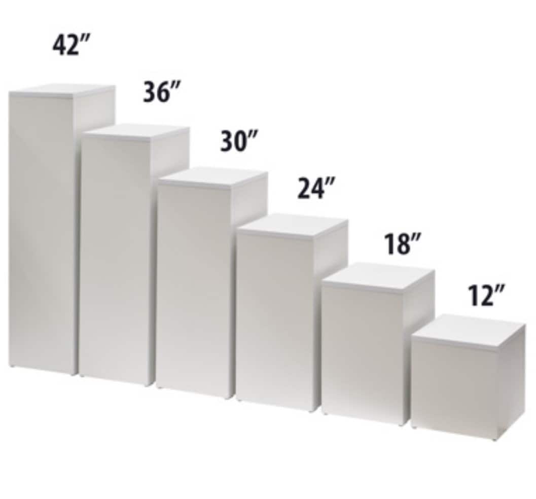 Build Your Own Pedestal, Choose Sizes and Color, MDF Unfinished ...