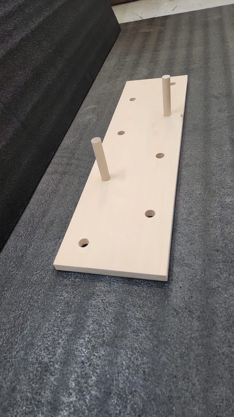 Climbing Solid Wood Peg Board, Gym Pegboard, Crossfit Training ...