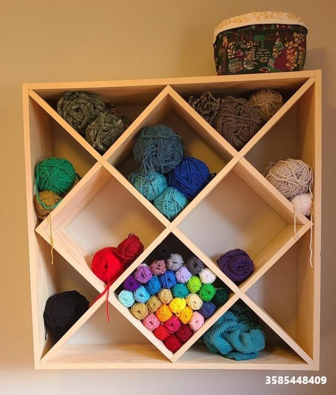 Modular Storage Rack "xrack", Stackable Yarn Knitting Storage Cube for ...