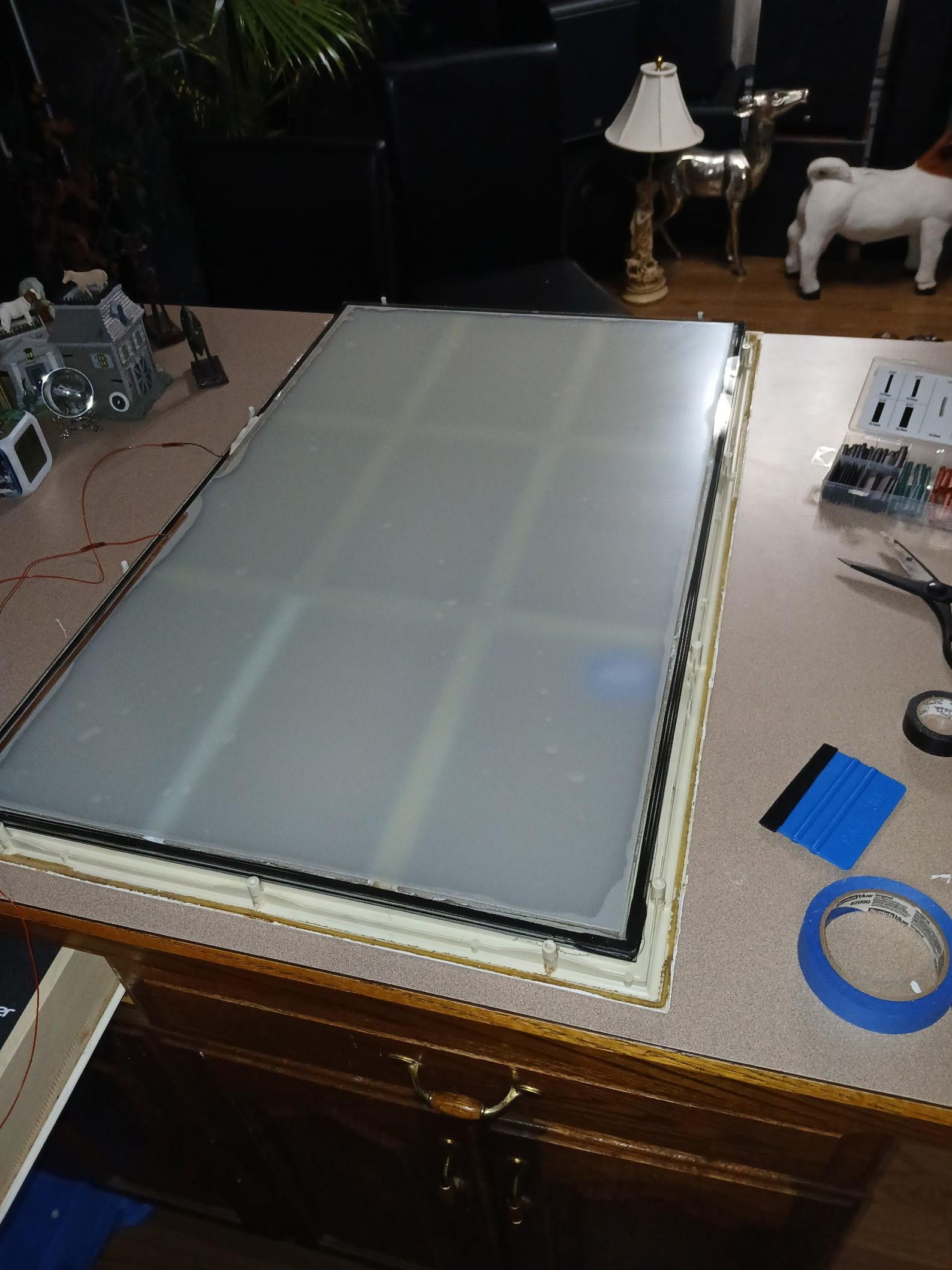 Smart PDLC Window Privacy Film Only, White Matt Tint to Clear (37x59 ...