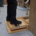Under Cabinet Pull Out Step Stool: Baltic Birch, Push to Open With Soft ...