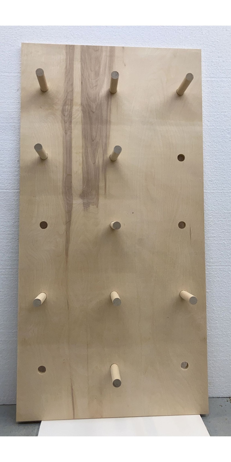 Wall Peg Board wall-e Birch Pegboard or Choice of - Etsy