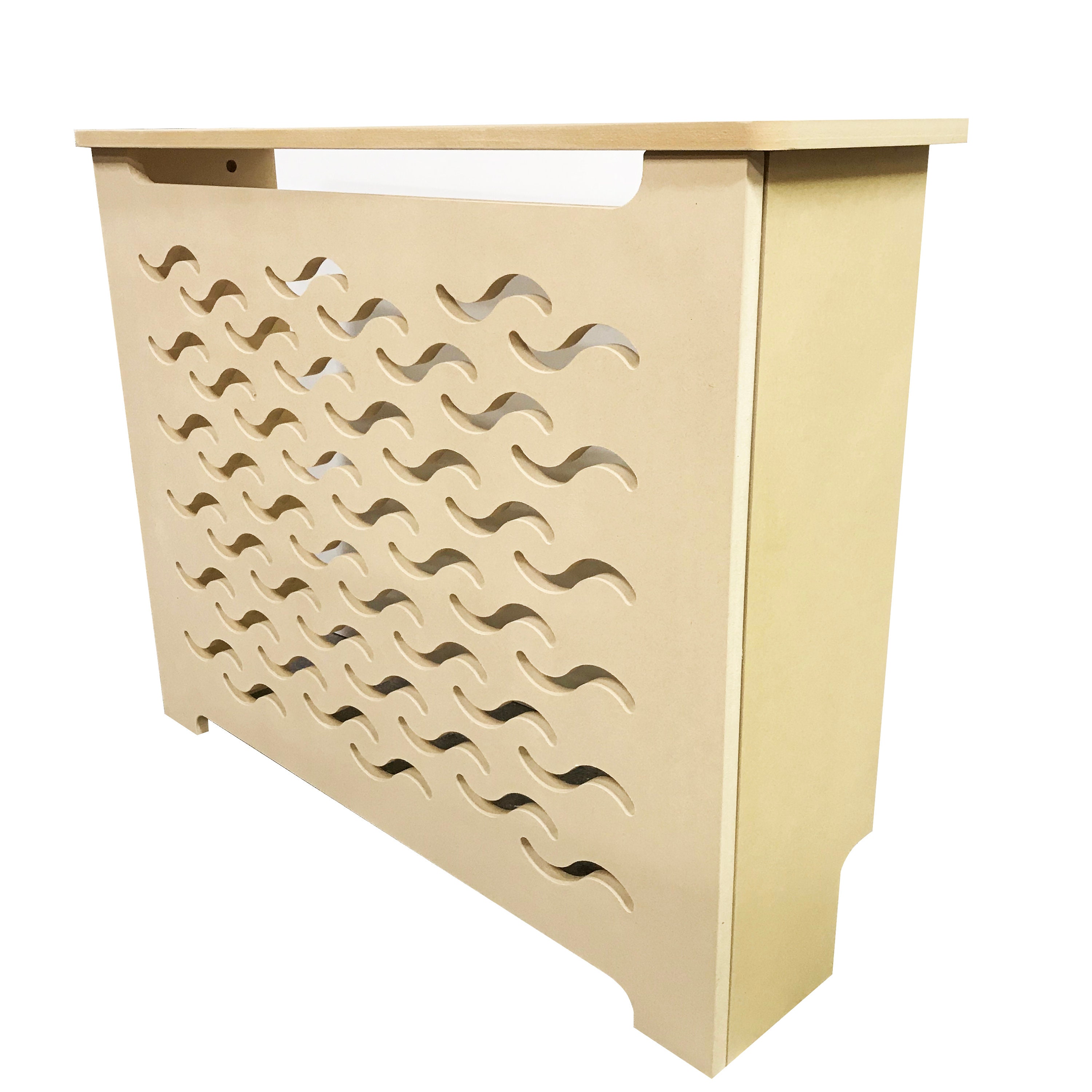 MDF Radiator Cover - MD2 - Unfinished - 9" Depth With Cut Out for ...