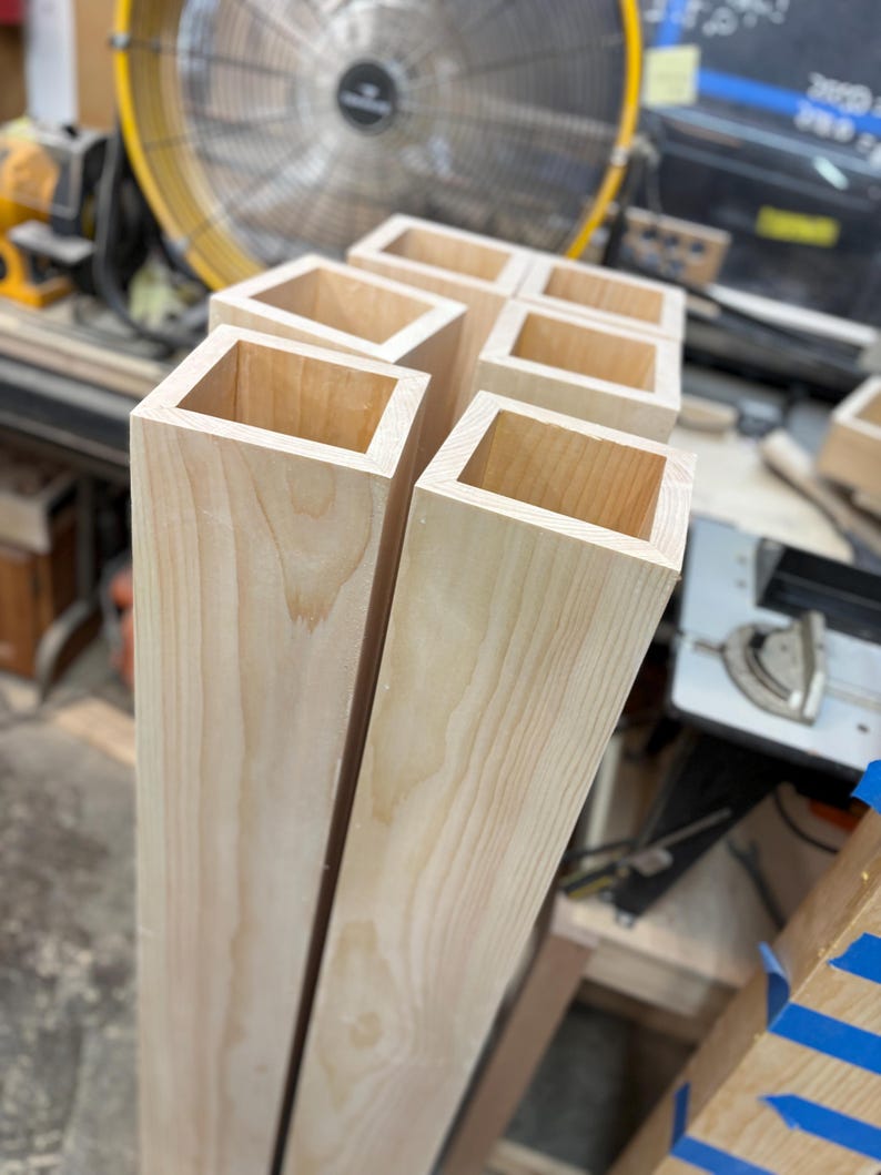Hollow Birch Plywood Newel Decorative Posts, Custom Sizes, Any Size ...