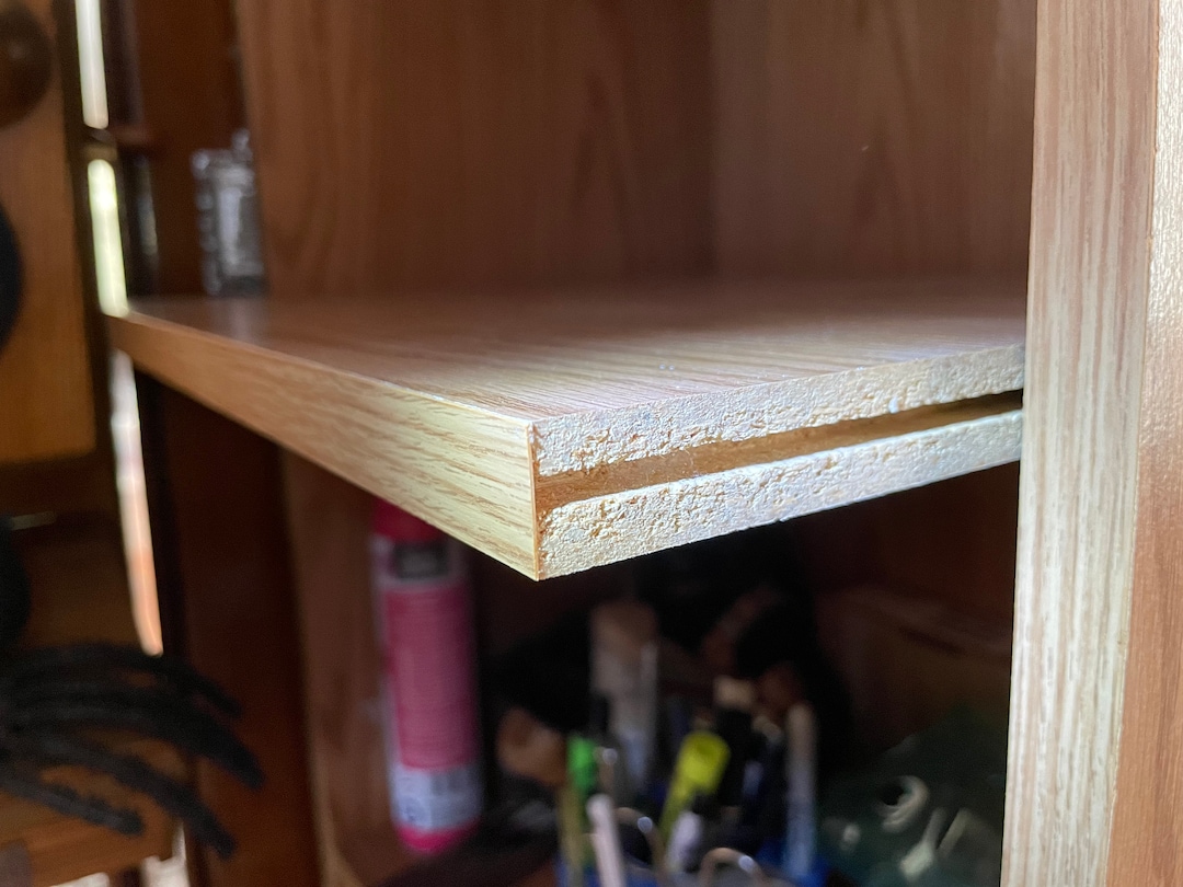 Closet Shelf for Concealed Hardware, Choose Color and Size, With ...