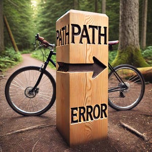 Handyct Waymarking Post With Custom Signage Words on It, Way Marking ...