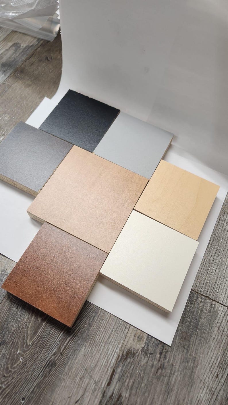 SET of Basic or Modern Melamine SAMPLES for Custom Made Melamine Closet ...