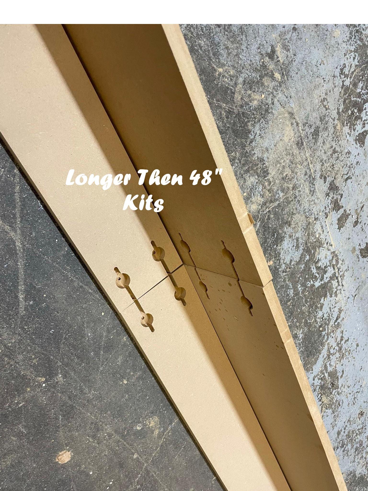 Custom Size Fabric Cornice KIT 4board for Windows, Choose Size and ...