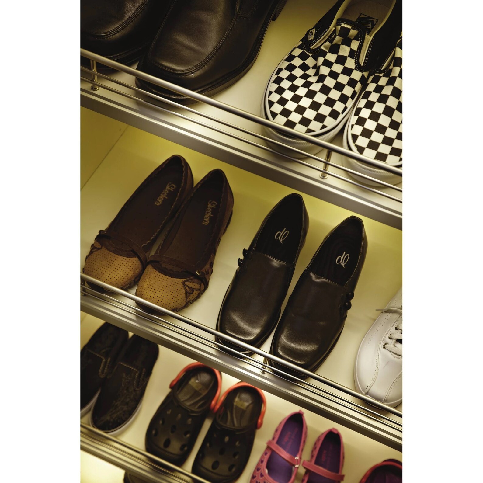 1 Closet Shelf With Shoe Fence Choose Colors of Melamine or - Etsy