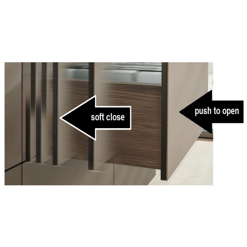 Under Cabinet Pull Out Step Stool: Baltic Birch, Push to Open With Soft ...