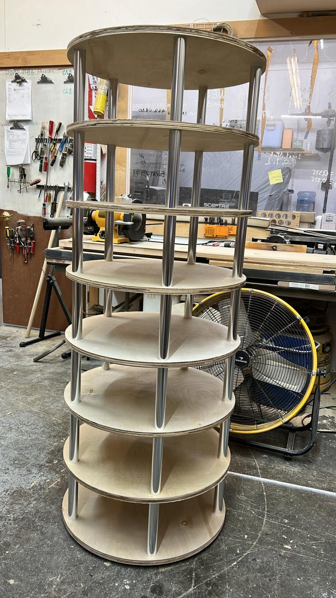 MD4 360 Rotating Shoe Rack Organizer by "overboard" Garage Tool ...