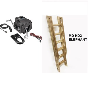 Motorized Wood Attic Ladder: Heavy Duty Foldable Garage Loft Access - Etsy