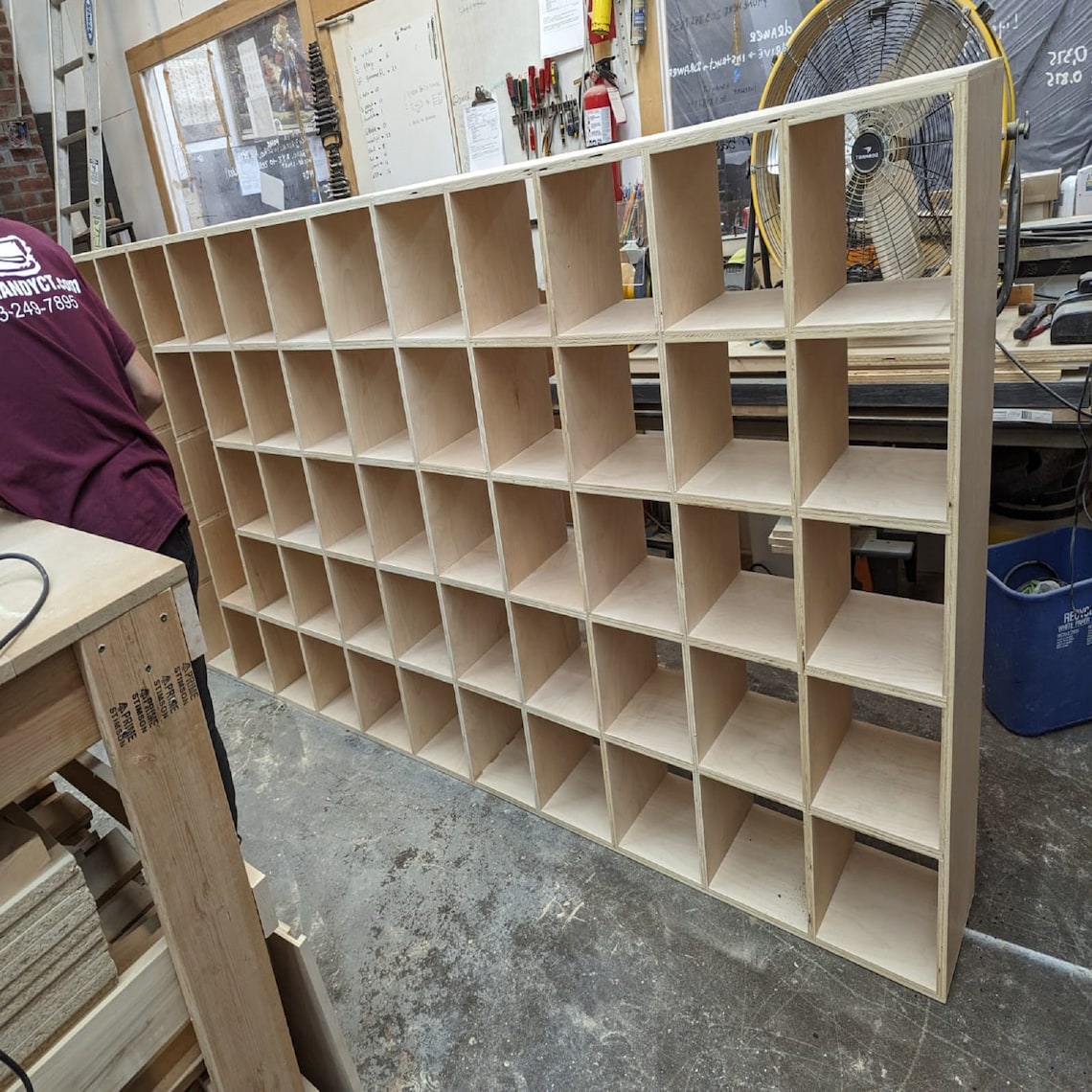 Open Front MDF Cubby Box Enclosure, Cubby Organizer-shelf Units Cube ...