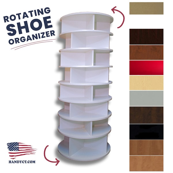 Revolving Shoe Rack - Etsy