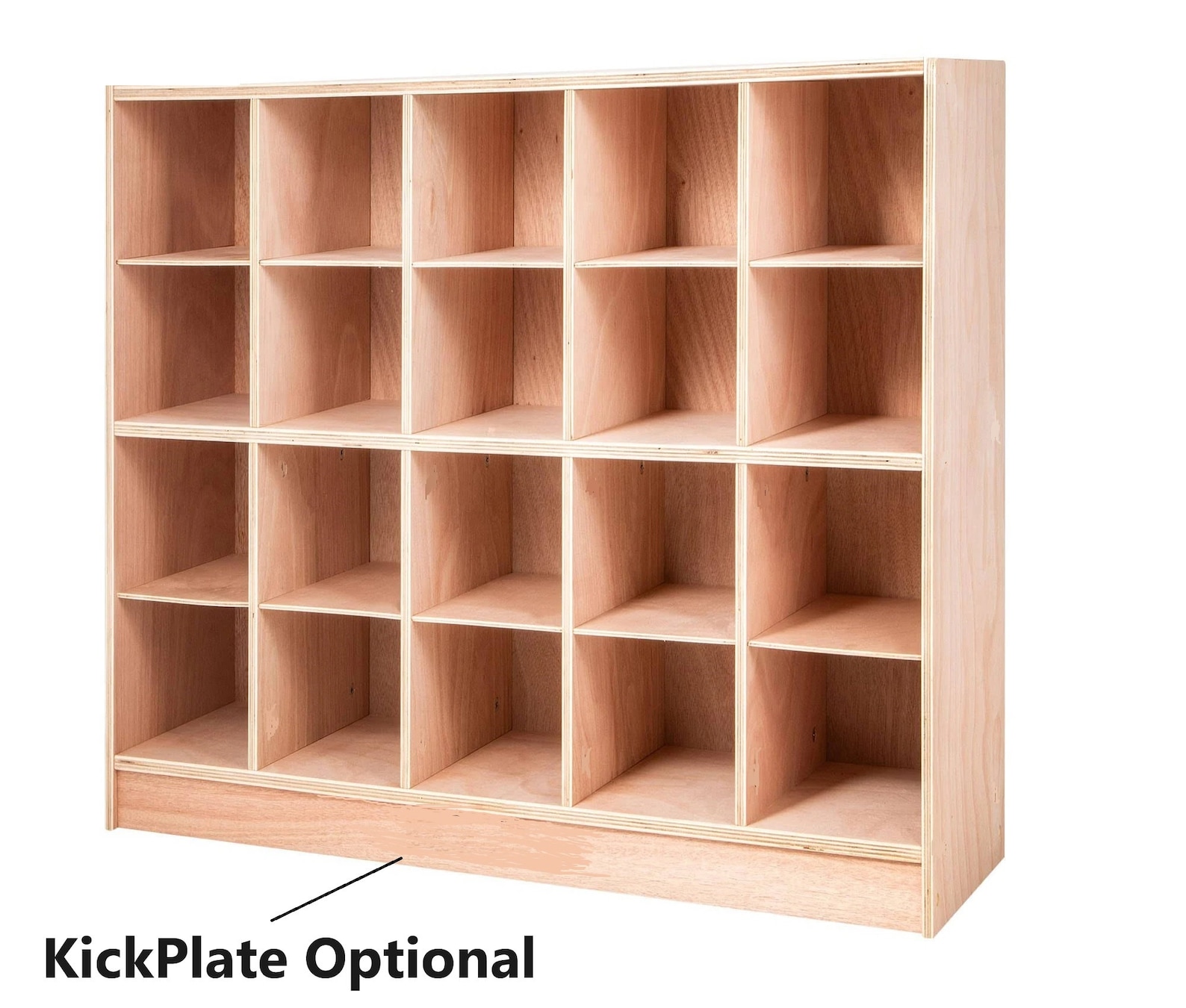 Open Front MDF Cubby Box Enclosure, Cubby Organizer-shelf Units Cube ...