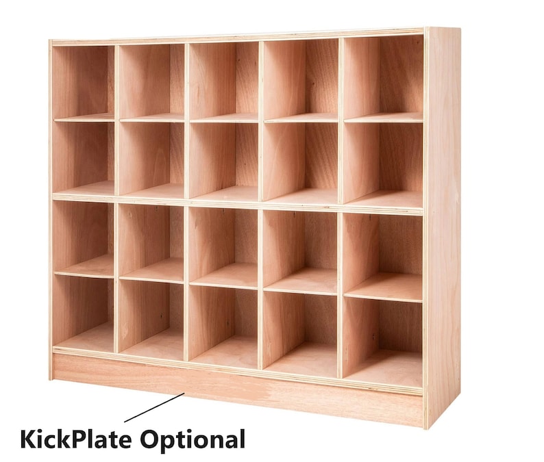 Open Front MDF Cubby Box Enclosure, Cubby Organizer-shelf Units Cube ...