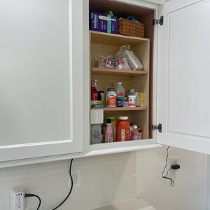Motorized Kitchen Cabinet Insert: Custom Size 12-24"w 12-24"h, Wired ...