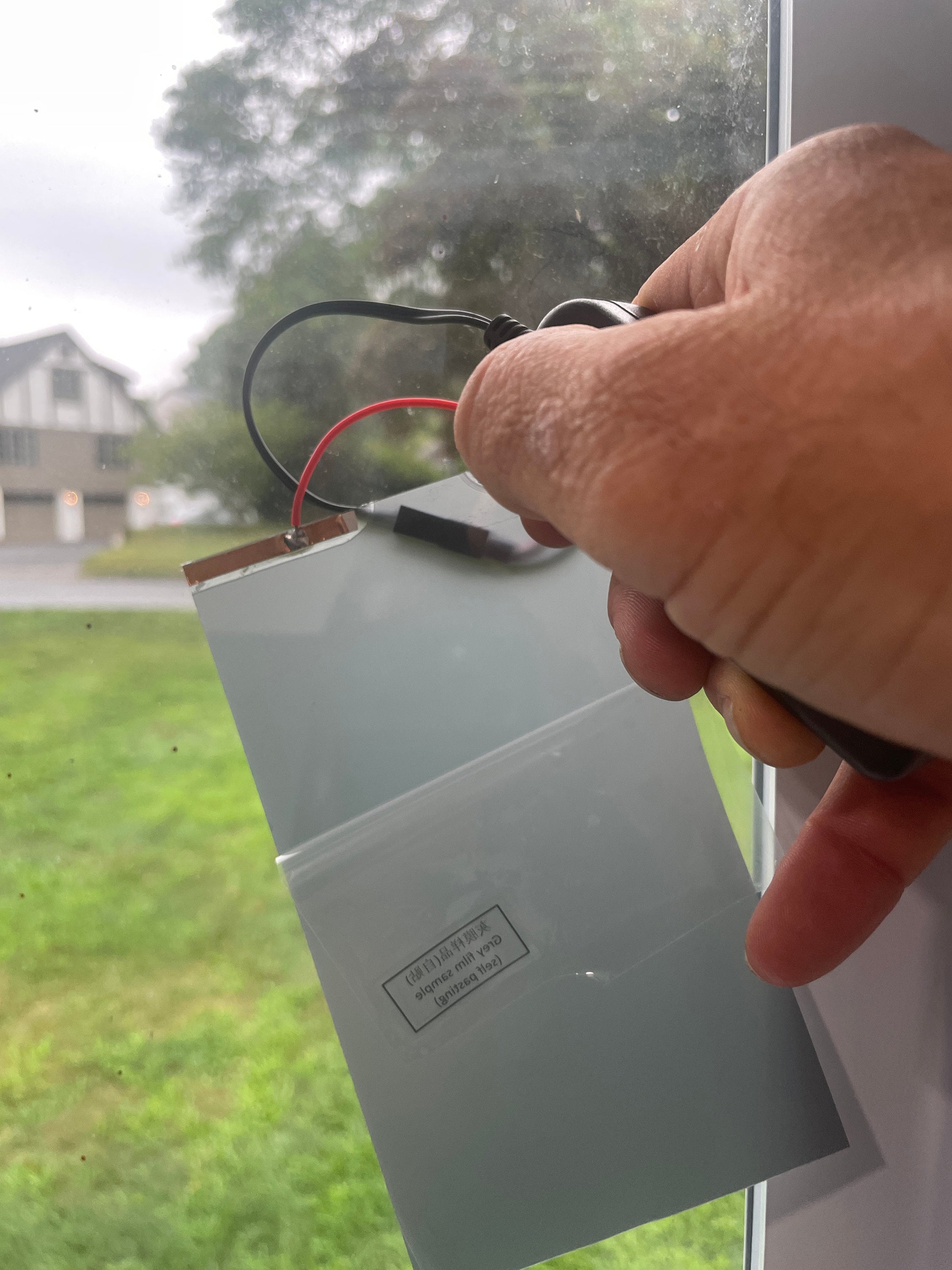 Small Sample Smart PDLC Window Privacy Film Electric Smart Glass Window ...